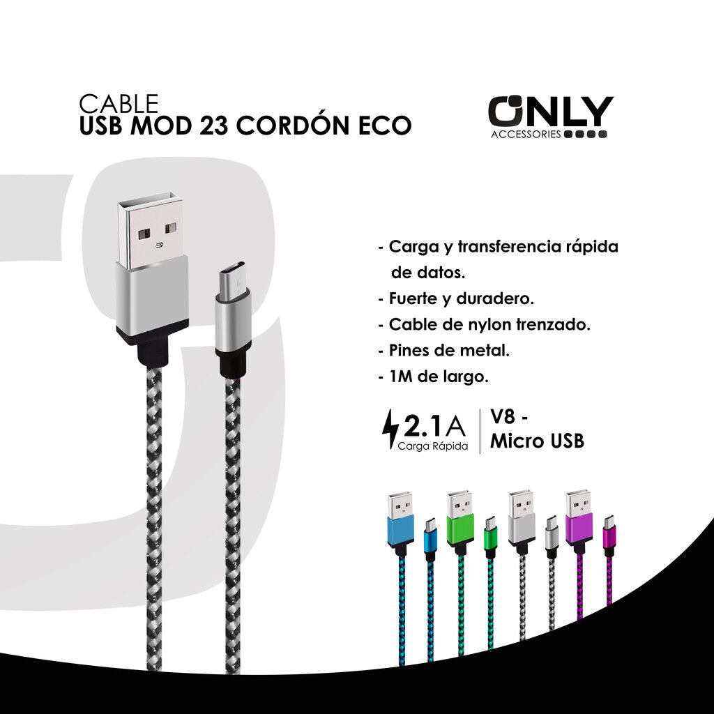 Cable-USB V8 – Only San Luis